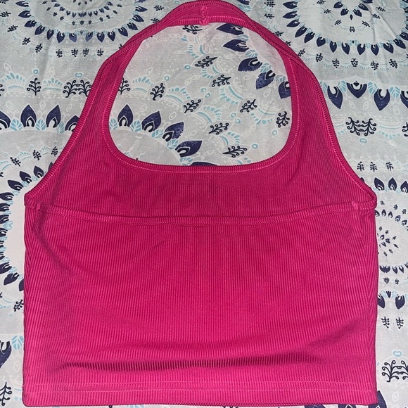 SHEIN | Tops | Hot Pink Backless Top | Poshmark
